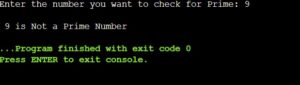 C Program To Check Whether A Number Is Prime Or Not