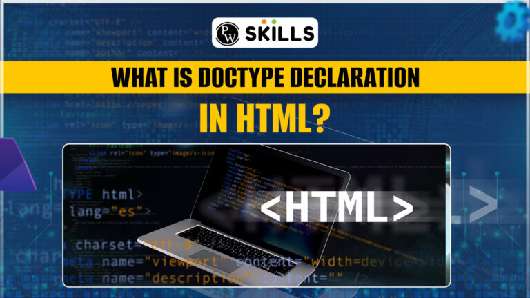 What Is A Doctype Declaration In Html