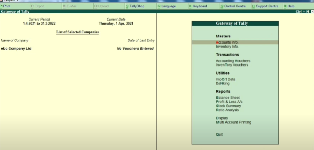 Ledger In Tally: Create, Delete, And Alter Data