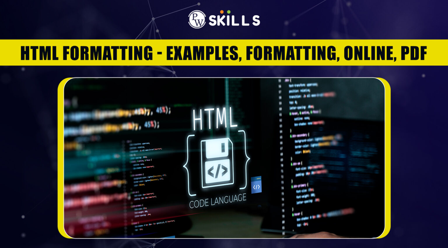 HTML Formatting - Examples, Formatting, Online, PDF